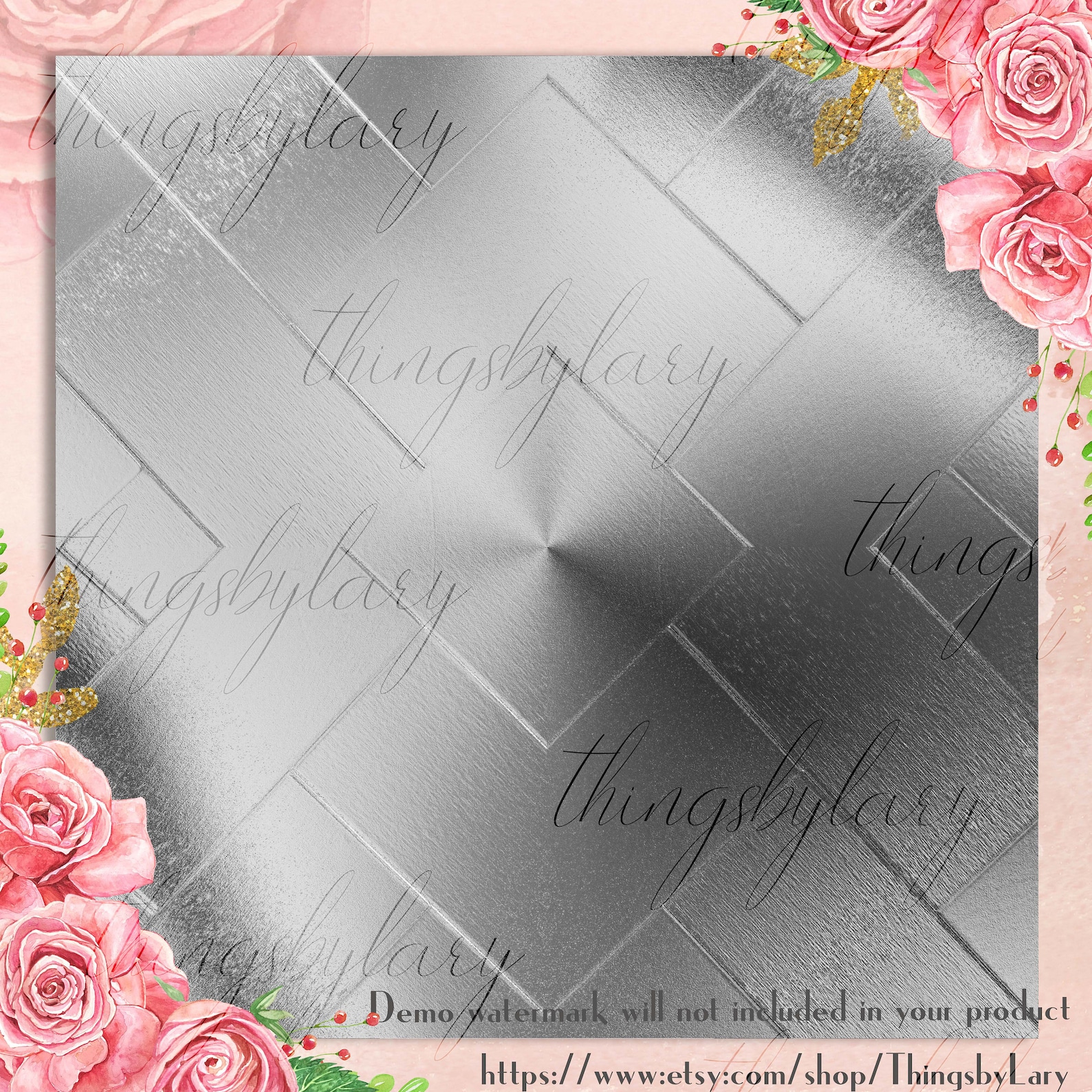 42 Silver Metallic Papers 12 Inch, 300 Dpi Planner Paper, Commercial ...