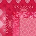 16 Luxury Red Damask Texture Papers in 12inch 300 Dpi Planner - Etsy