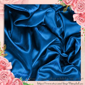 42 Royal Blue Satin Silk Cloth Papers 12 Inch, 300 Dpi Planner Paper ...