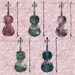 20 Galaxy Violin Clipart, Music Clip Arts,fairy Violin,instant Download ...
