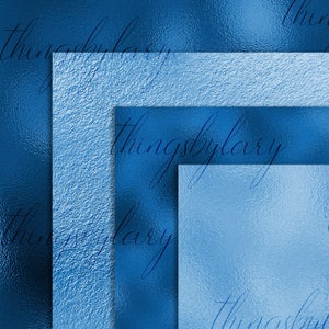 42 Royal Blue Foil Papers 12 Inch, 300 Dpi Planner Paper, Commercial ...