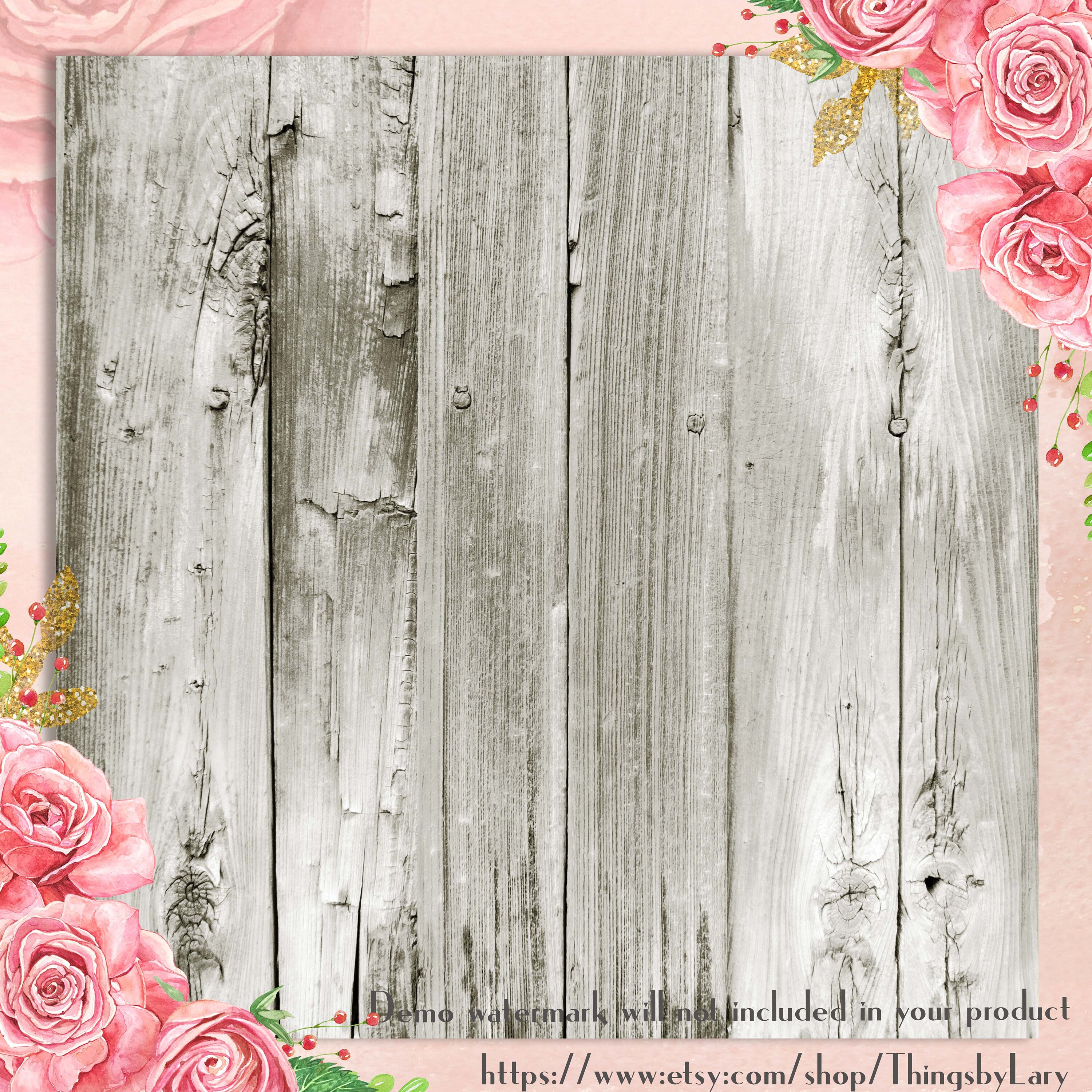 100 Rustic Wood Texture Papers in 12inch 300 Dpi Planner | Etsy