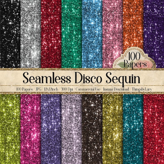 12x12inch Seamless Sparkling Rainbow Mermaid Scale Design Digital Paper ...