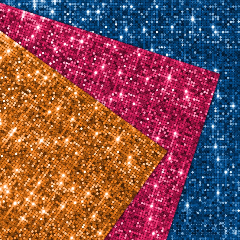 254 Seamless Glowing Bling Bling Disco Sequin Digital Papers Commercial ...