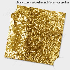 20 Luxury Shimmer Gold Sequin Digital Papers Commercial Use Holiday ...