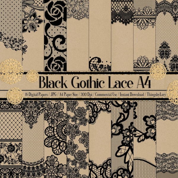 Black Lace - Etsy