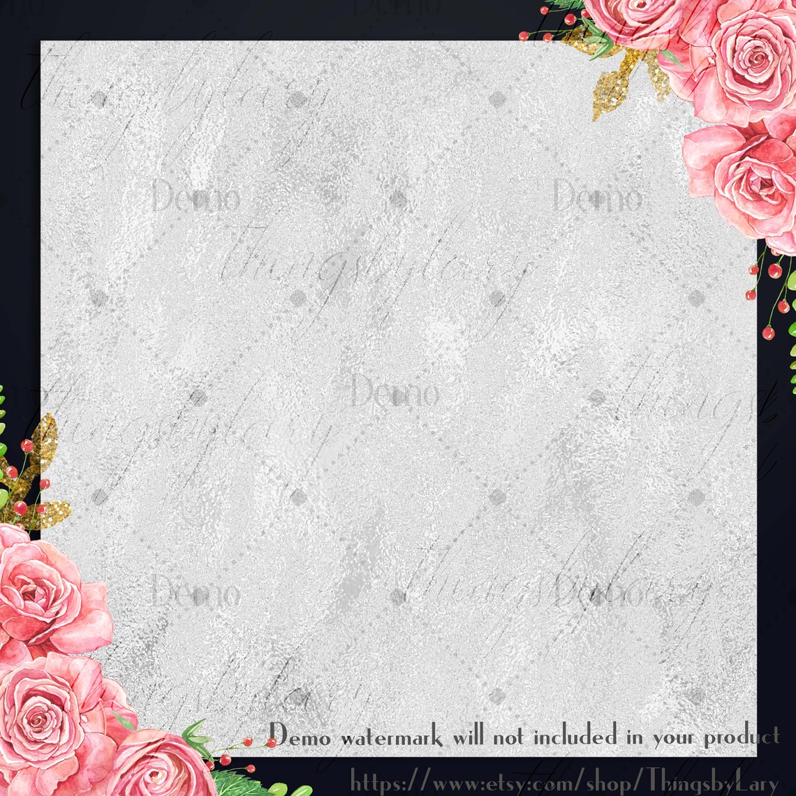 16 Seamless Silver Foil Digital Papers 12 300 Dpi | Etsy