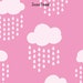 100 Seamless Tinted Cute Raining Cloud Digital Papers 12x12" 300 Dpi ...