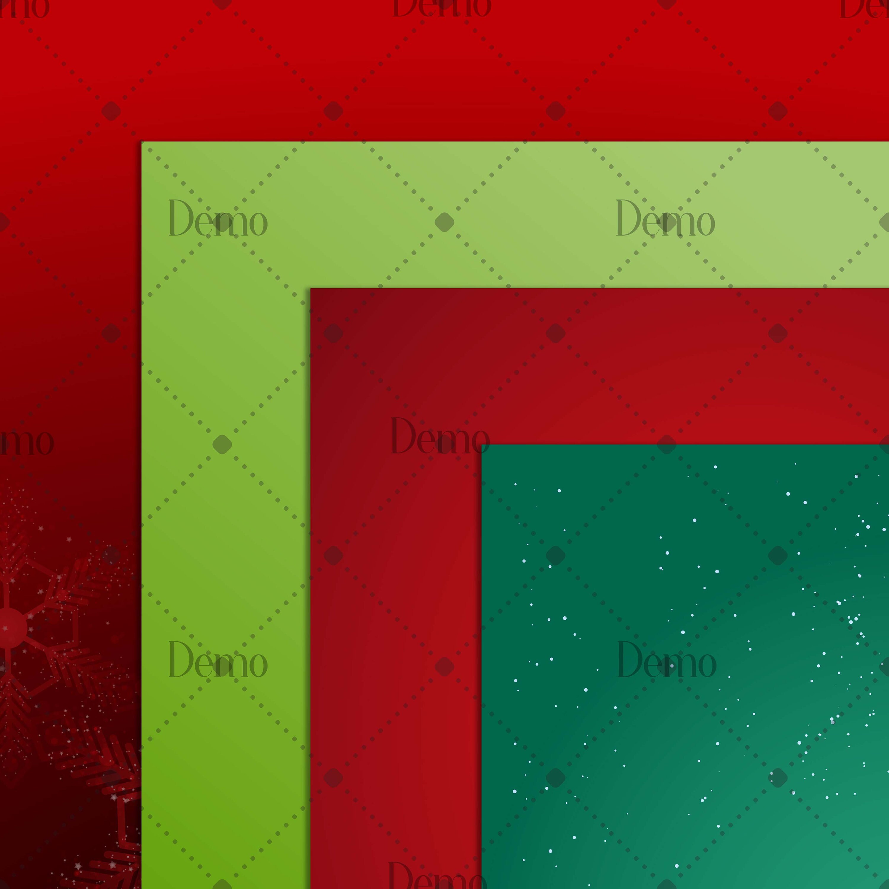 24 Luxury Christmas Background Digital Papers 12" 300 Dpi Instant ...