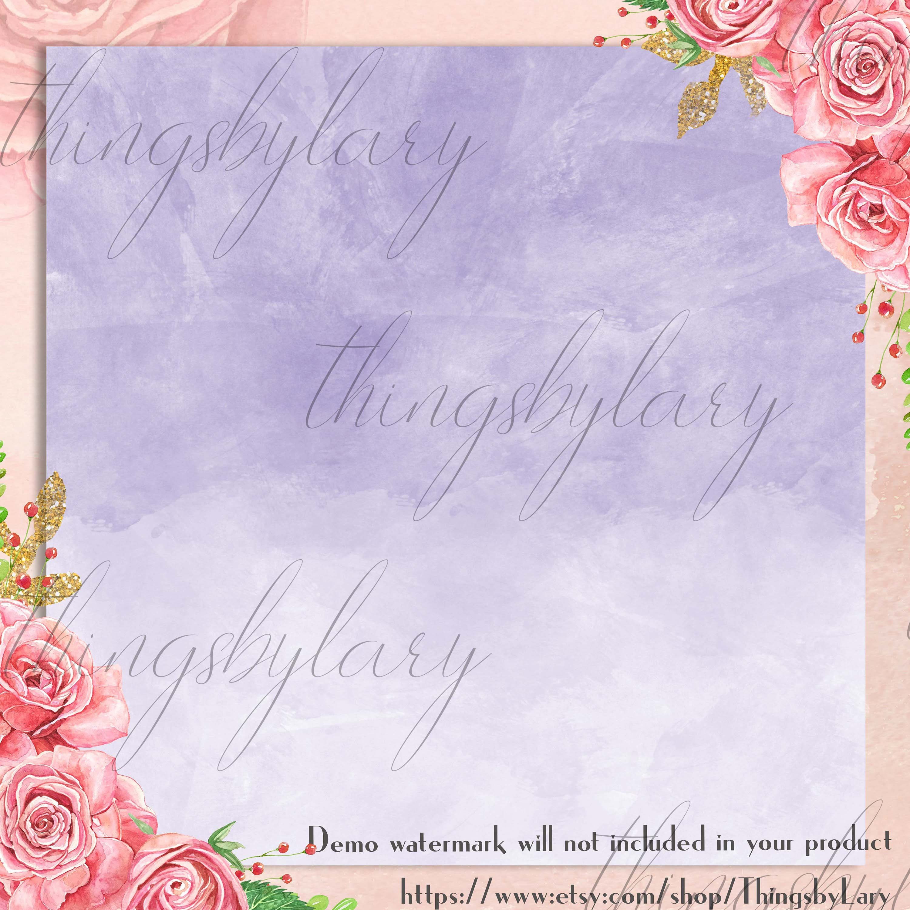 100 Ombre Watercolor Texture Papers in 12" X 12", 300 Dpi Planner Paper ...