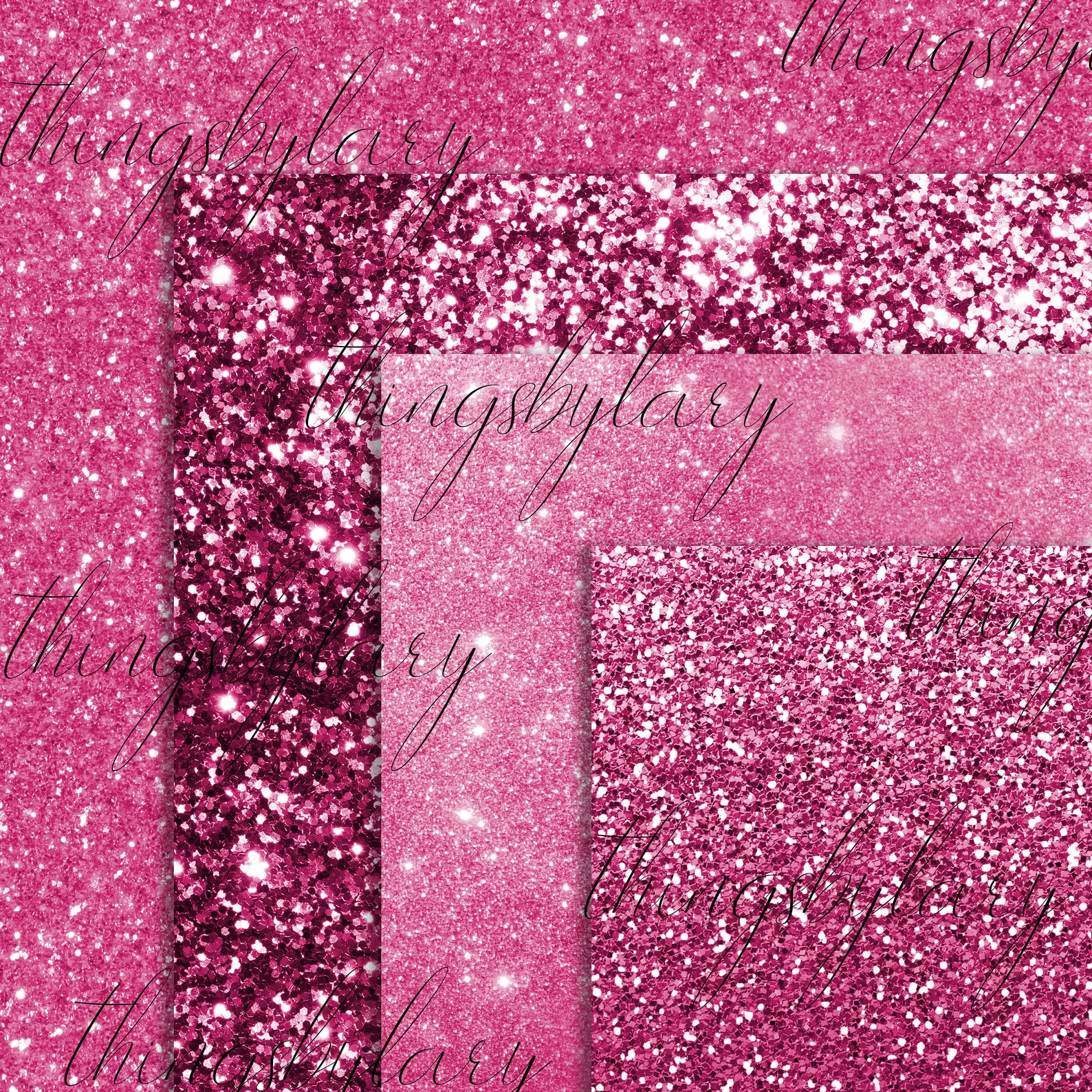 42 Pink Peacock Glitter Papers 12 Inch 300 Dpi Planner Paper Commercial ...
