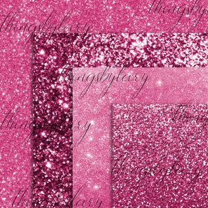42 Pink Peacock Glitter Papers 12 Inch 300 Dpi Planner Paper Commercial ...