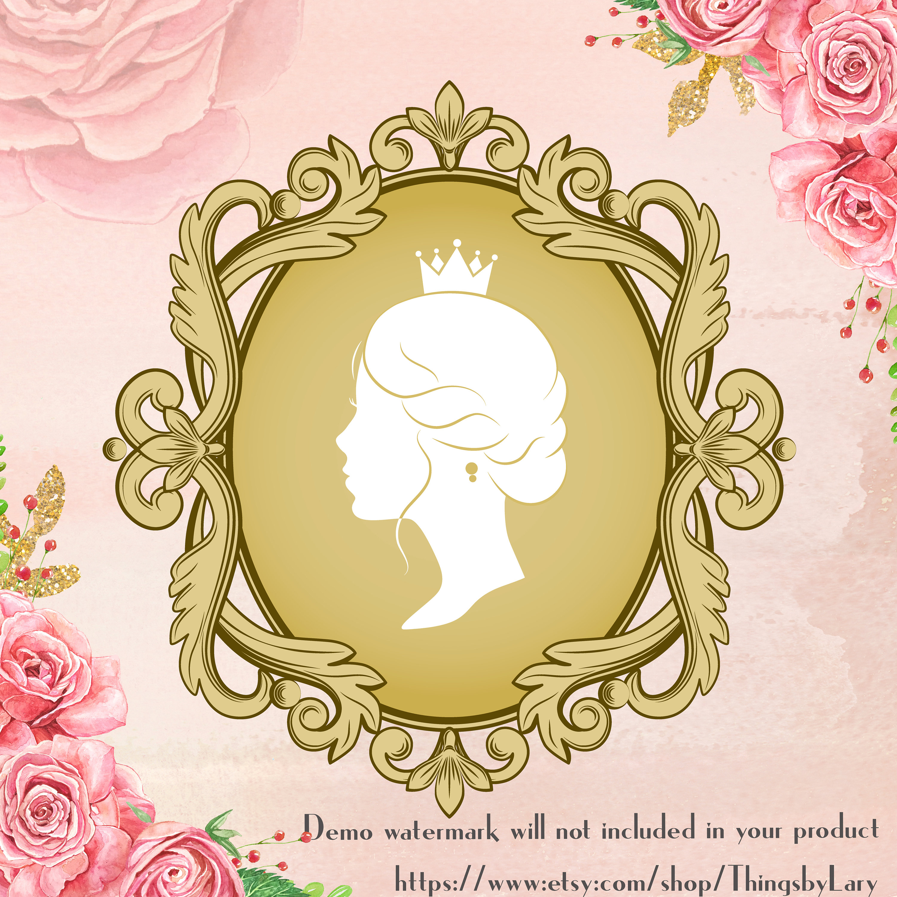 100 Vintage Royal Queen Frame Cliparts Antique Frame Ancient | Etsy