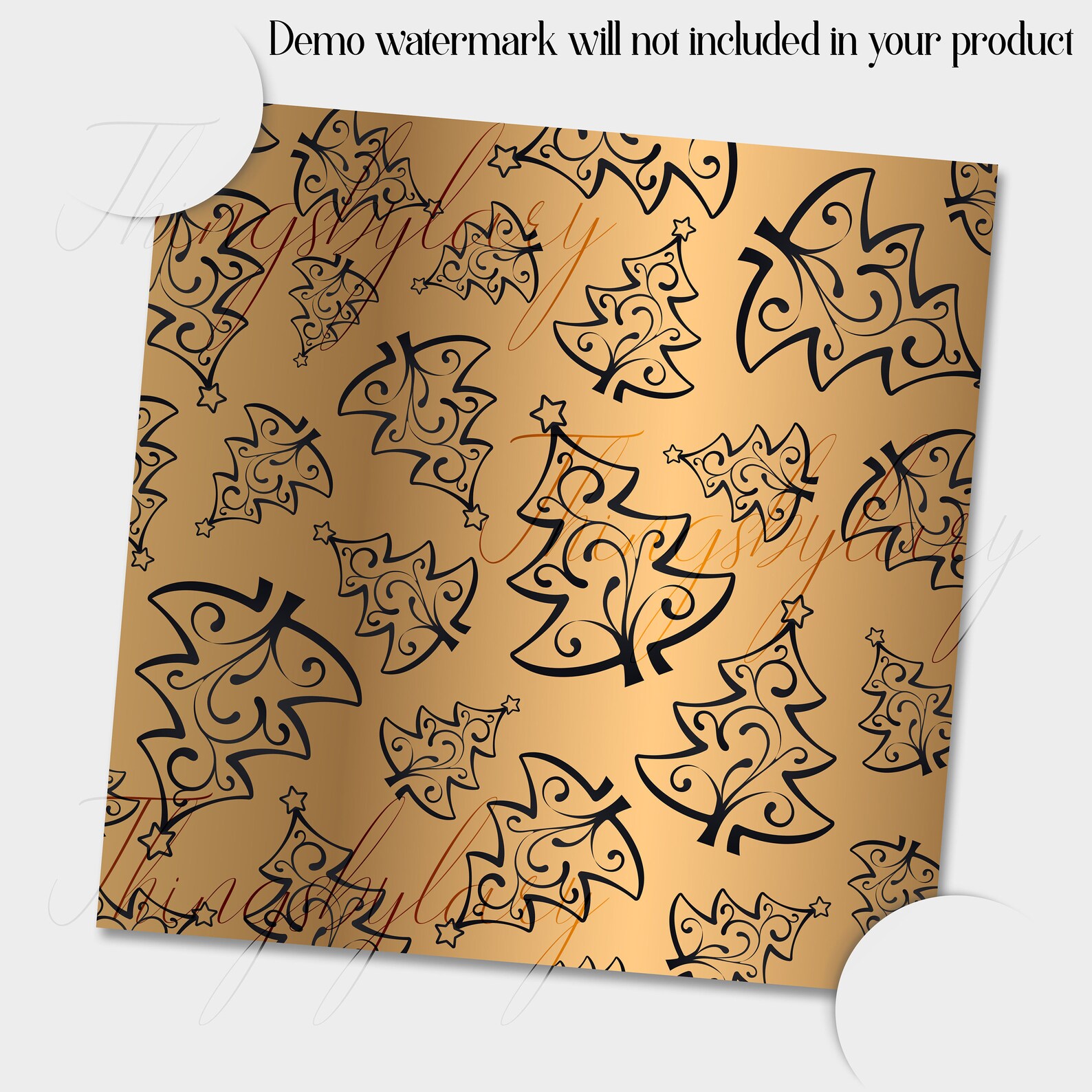 24 Black & Gold Christmas Digital Papers 12 X 12 Inch 300 Dpi Instant ...