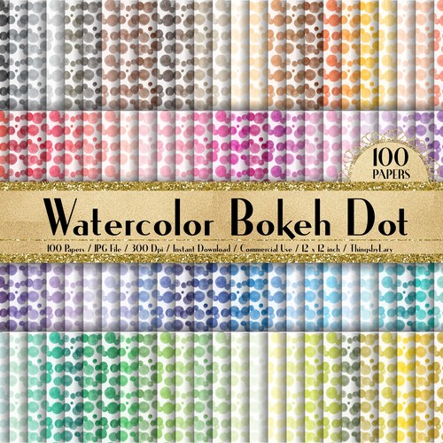 100 Seamless Small Polka Dot Papers in 12 X 12 - Etsy