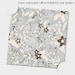 12 Winter Floral Digital Papers in Mint and Brown Color in 12 Inch ...