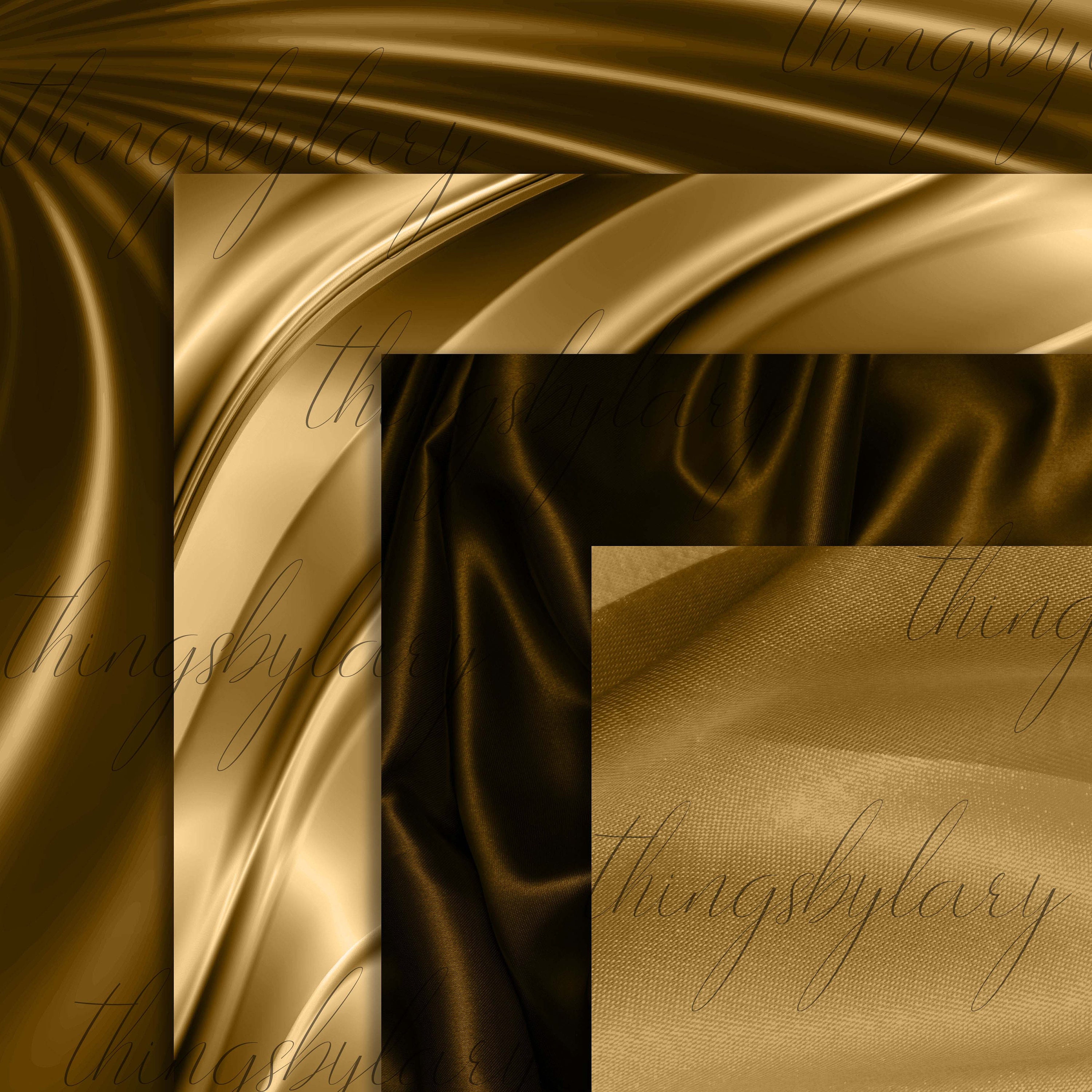 42 Antique Gold Satin Silk Cloth Papers 12 Inch 300 Dpi | Etsy