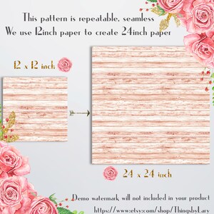 100 Seamless Rustic Wood Digital Papers Commercial Use Deteriorated ...