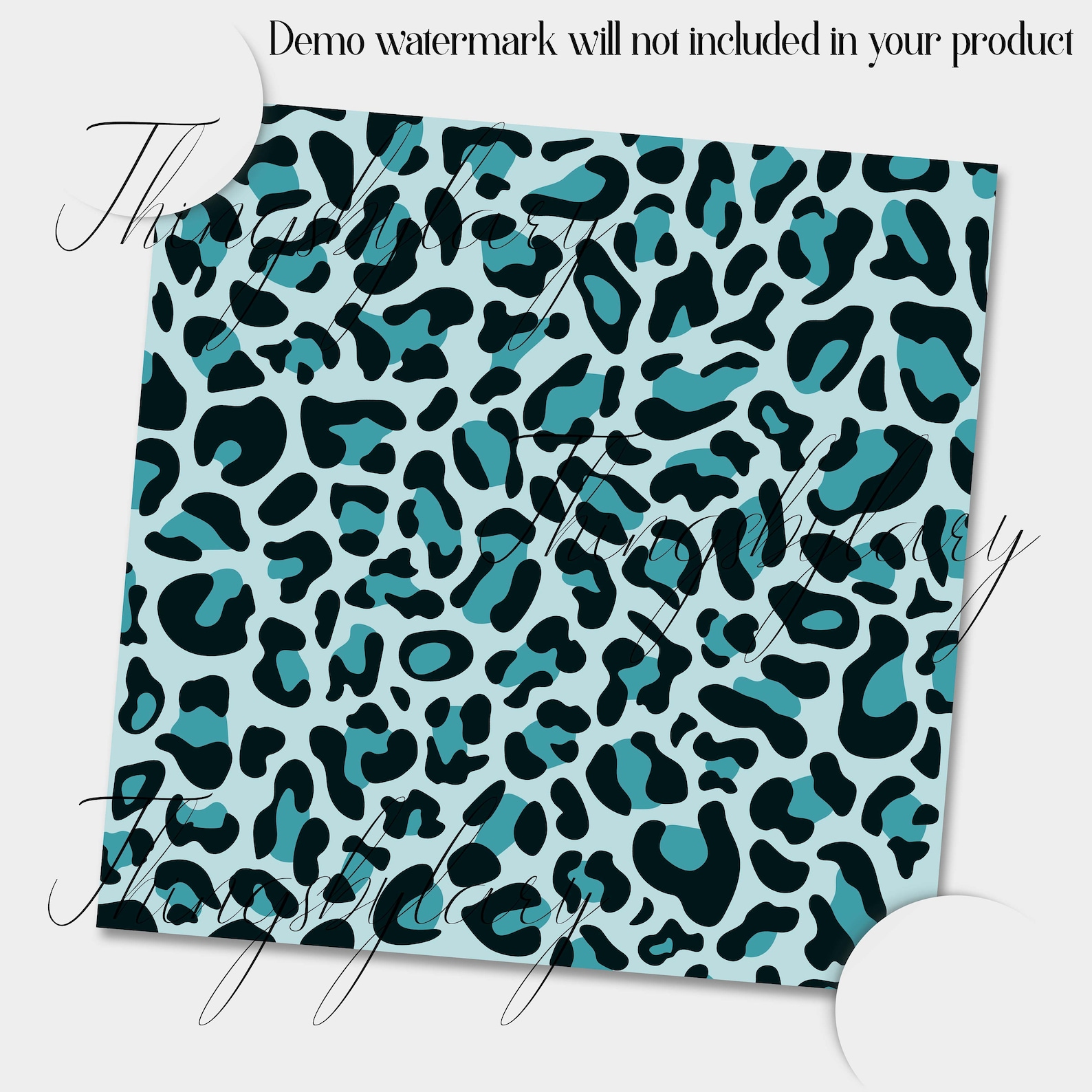 100 Seamless Leopard Print Papers in 12x12 300 Dpi Planner Paper ...