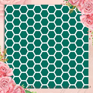 100 Seamless White and Solid Honeycomb Digital Papers 12x12" 300 Dpi ...