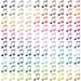 100 Glitter Music Note Clip Arts,300 Dpi Planner Clipart, Scrapbooking ...
