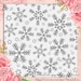 24 White and Gray Christmas Digital Papers 12 X 12 Inch 300 Dpi Instant ...