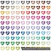 100 Heart Diamond Clipart, Diamond Clipart, Heart Clipart, Valentine ...
