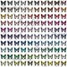 100 Luxury Butterfly Cliparts, Planner Clipart, Colorful Butterfly ...
