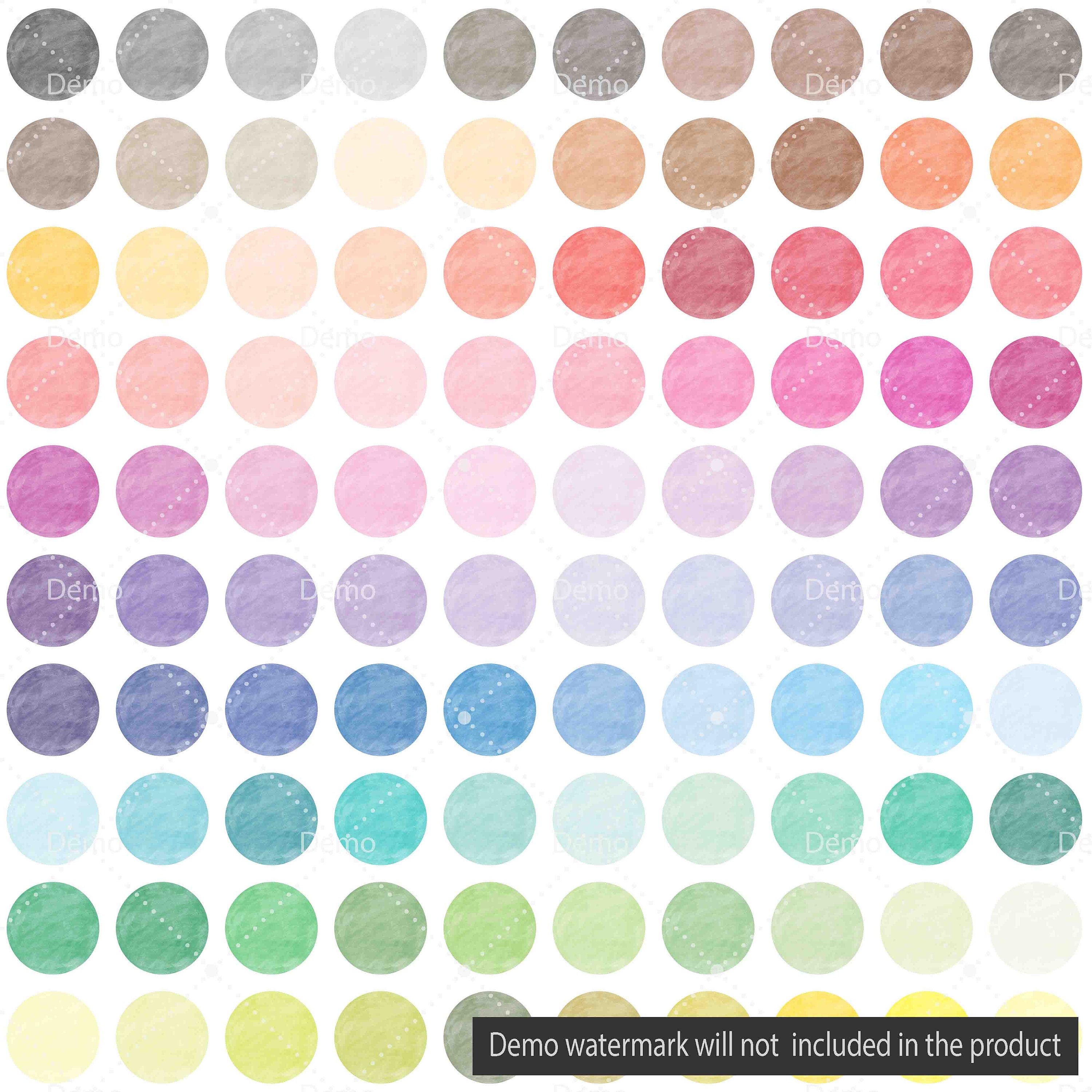 100 Watercolor Circle Clipart Frame Clipart Watercolor - Etsy