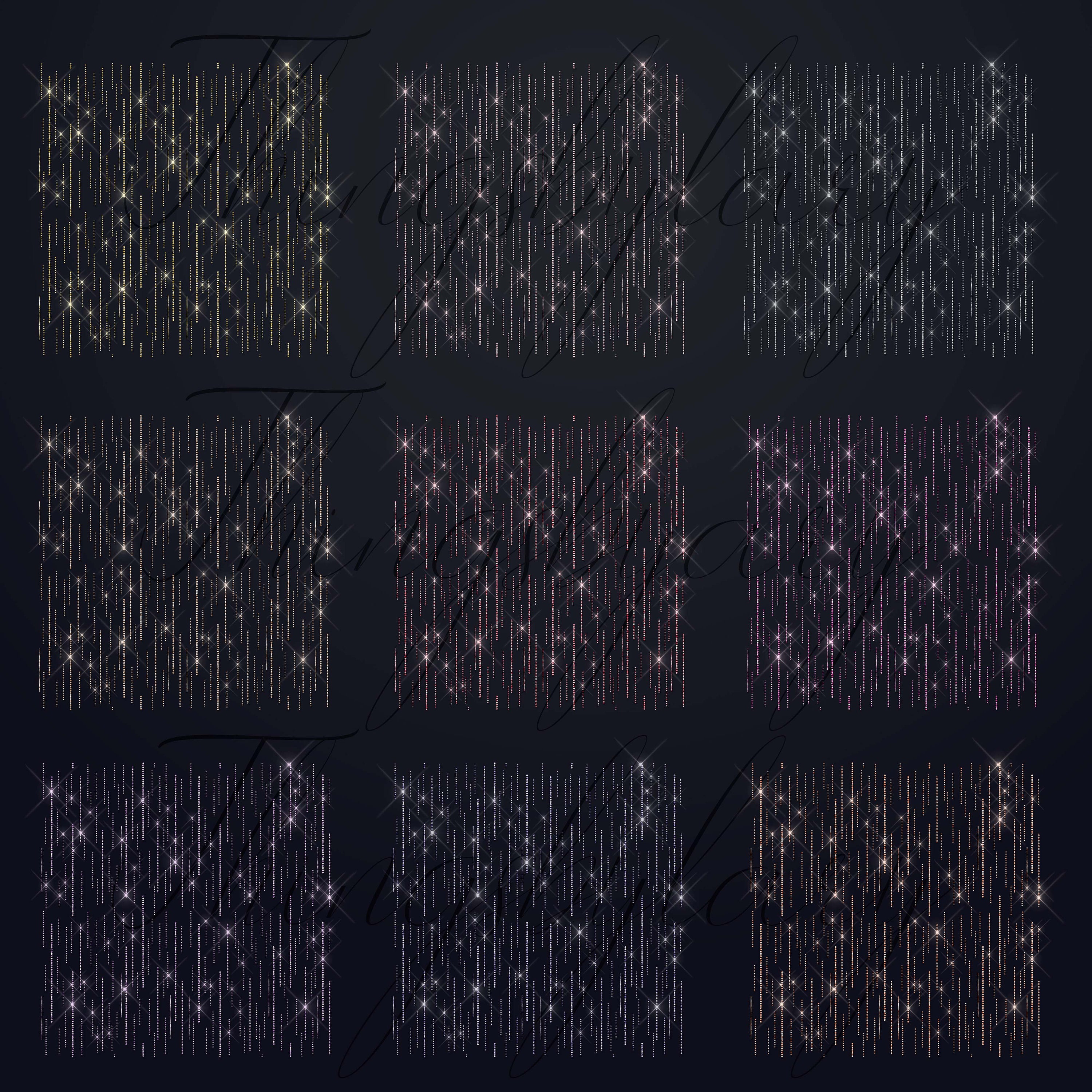 16 Seamless Glitter Tinsel Rain Drop Curtain Overlay Images 16 - Etsy