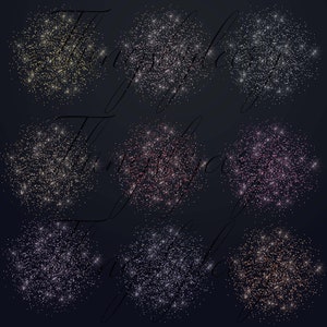 32 Glitter Particles Overlay Images 16 Colors Commercial Use Glitter ...