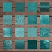 42 Teal Glitter Sequin Digital Papers 12x12" 300 Dpi Planner Paper ...