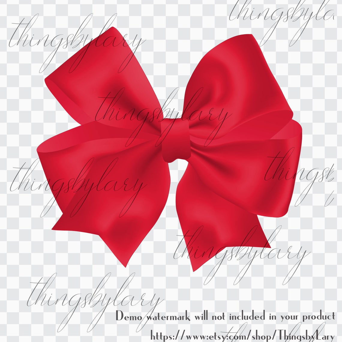 56 Red Bows and Ribbons Cliparts 300 Dpi Instant Download - Etsy