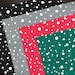 100 Seamless Falling White Snow Digital Papers 12" 300 Dpi Planner ...