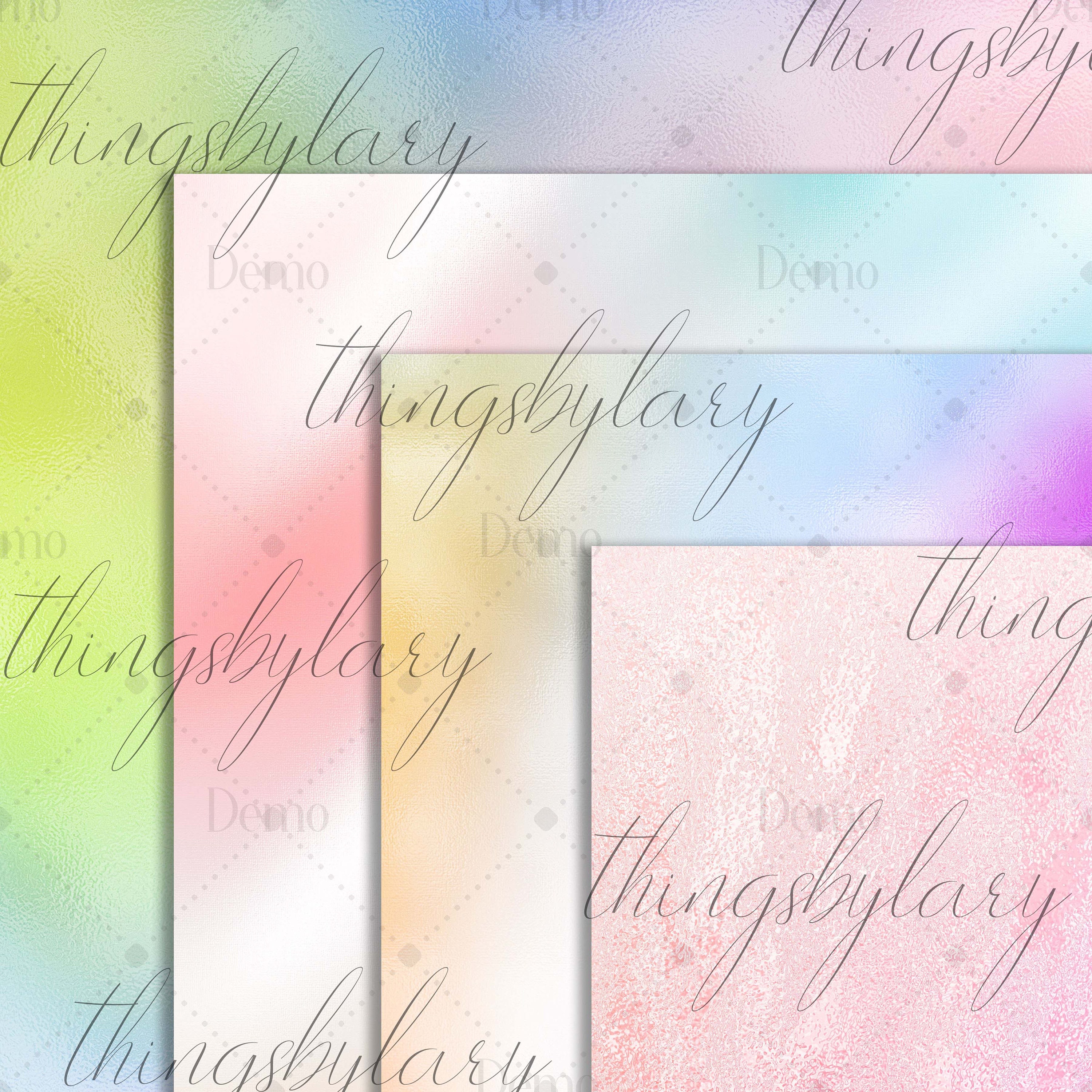 16 Magical Unicorn Foil Digital Papers Commercial Use Luxury - Etsy