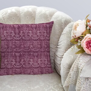 30 Seamless Vintage Mauve Faded Damask Digtal Papers 12x12" 300 Dpi ...