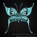 30 Teal Glitter Foil Butterfly Digital Images 300 Dpi Instant Download ...
