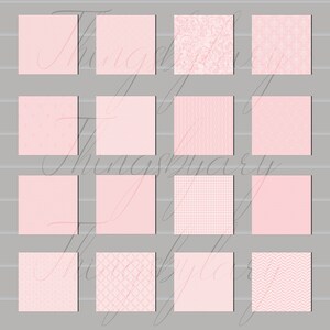 16 Seamless Luxury Blush Pink Digital Papers 300 Dpi Commercial Use ...