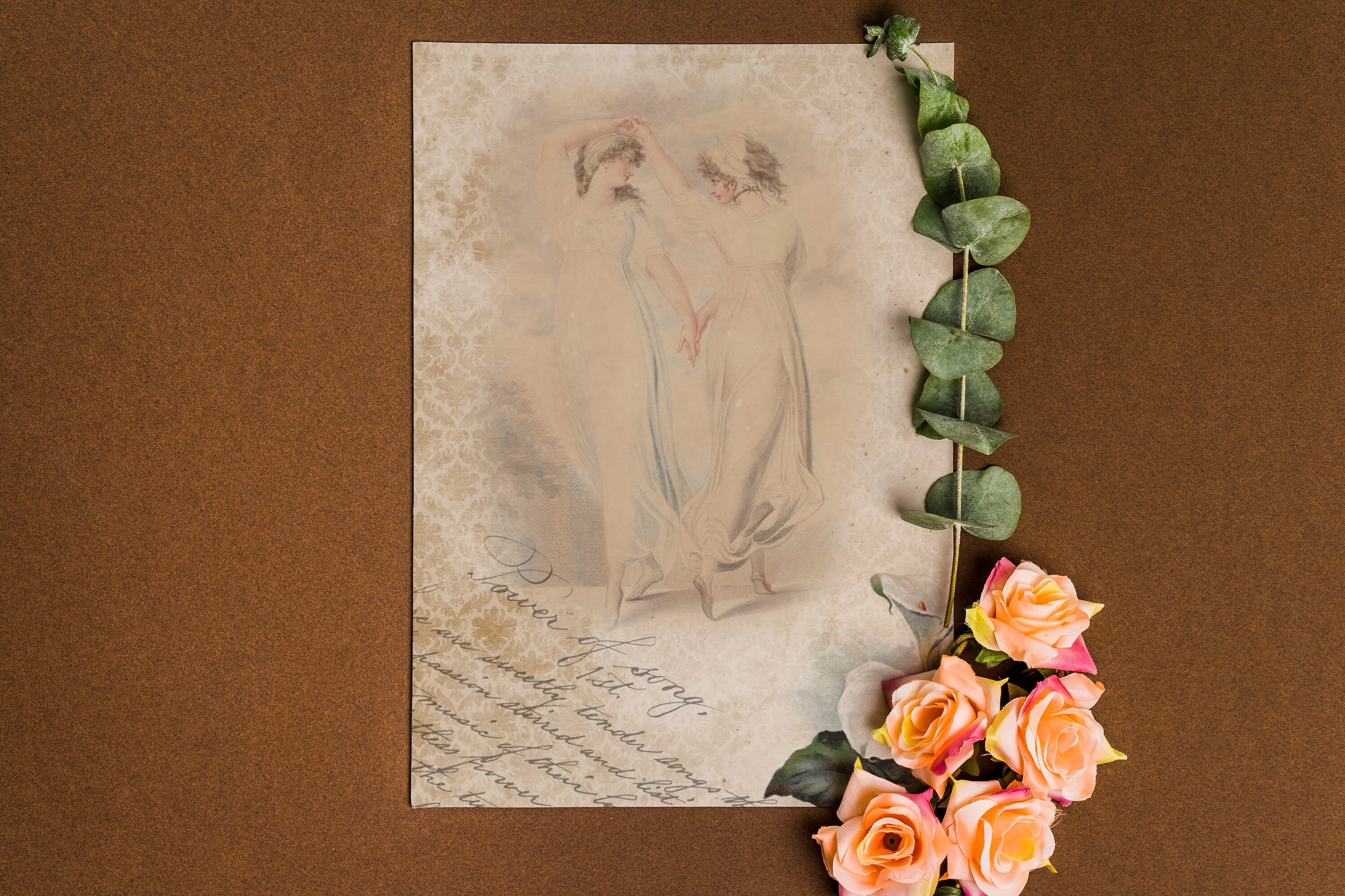 16 Antique Ephemera Dancing Ballet Ballerina Digital Papers | Etsy