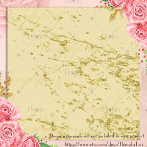 16 Gold Marble Papers, Gold Marble, Digital Marble Paper, Glitter ...