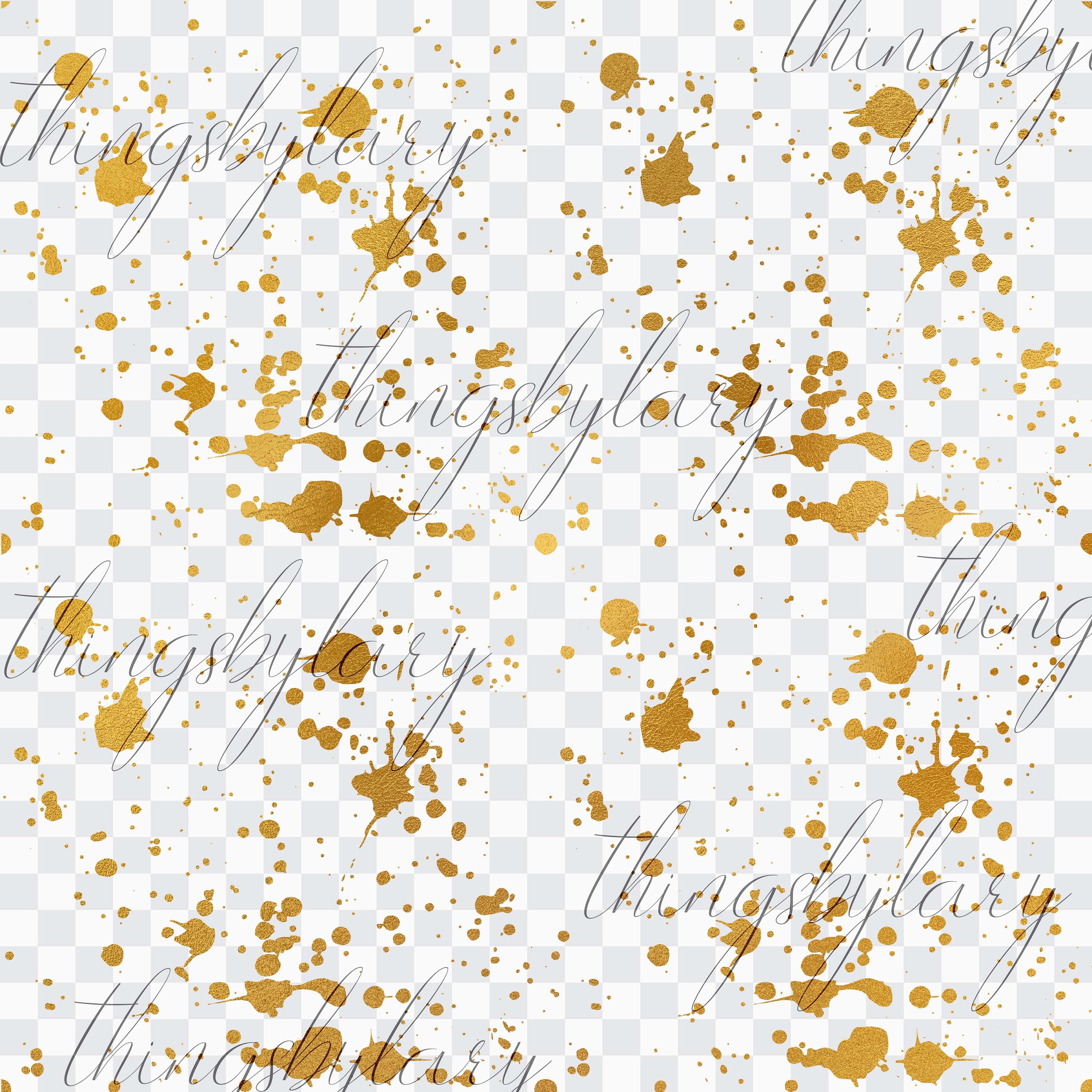 14 Seamless Gold Paint Splatter Overlay Images 300 Dpi Instant - Etsy ...