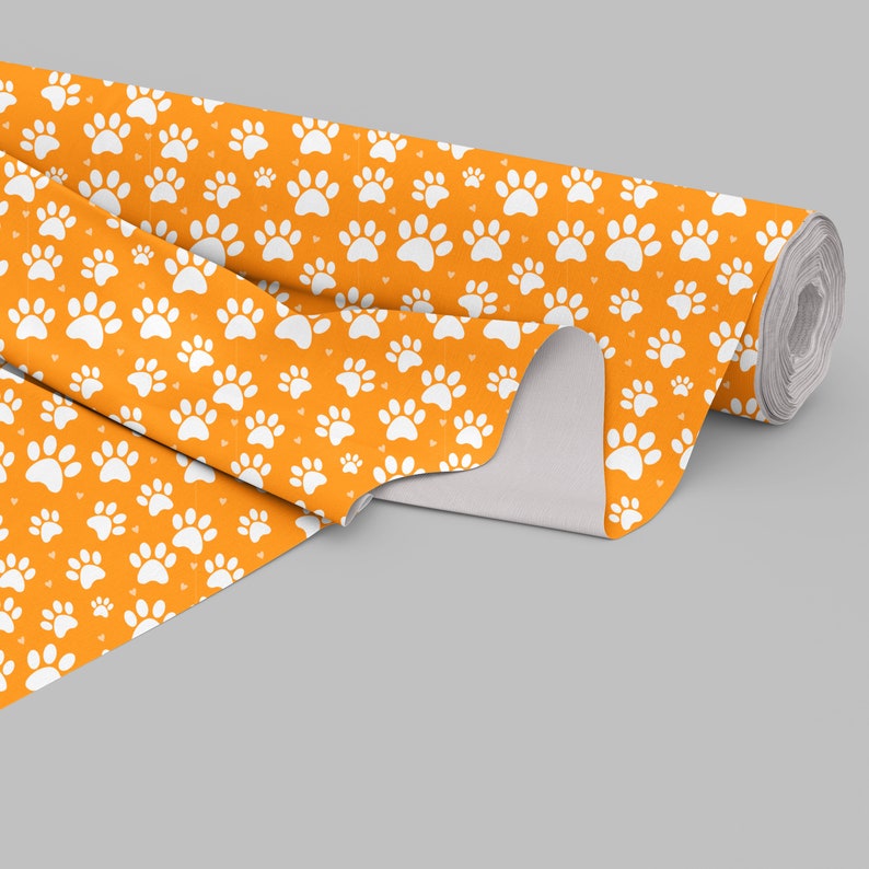 100 Seamless White Paw Print in Color Digital Papers | Etsy