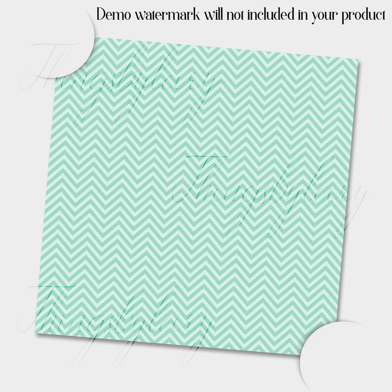 16 Seamless Luxury Mint Digital Papers 300 Dpi Commercial Use Damask ...