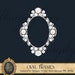 28 Diamond and Pearl Oval Frames, 300 Dpi, Instant Download, Commercial ...