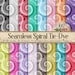 100 Seamless Watercolor Striped Papers in 12 X 12, 300 Dpi Planner ...