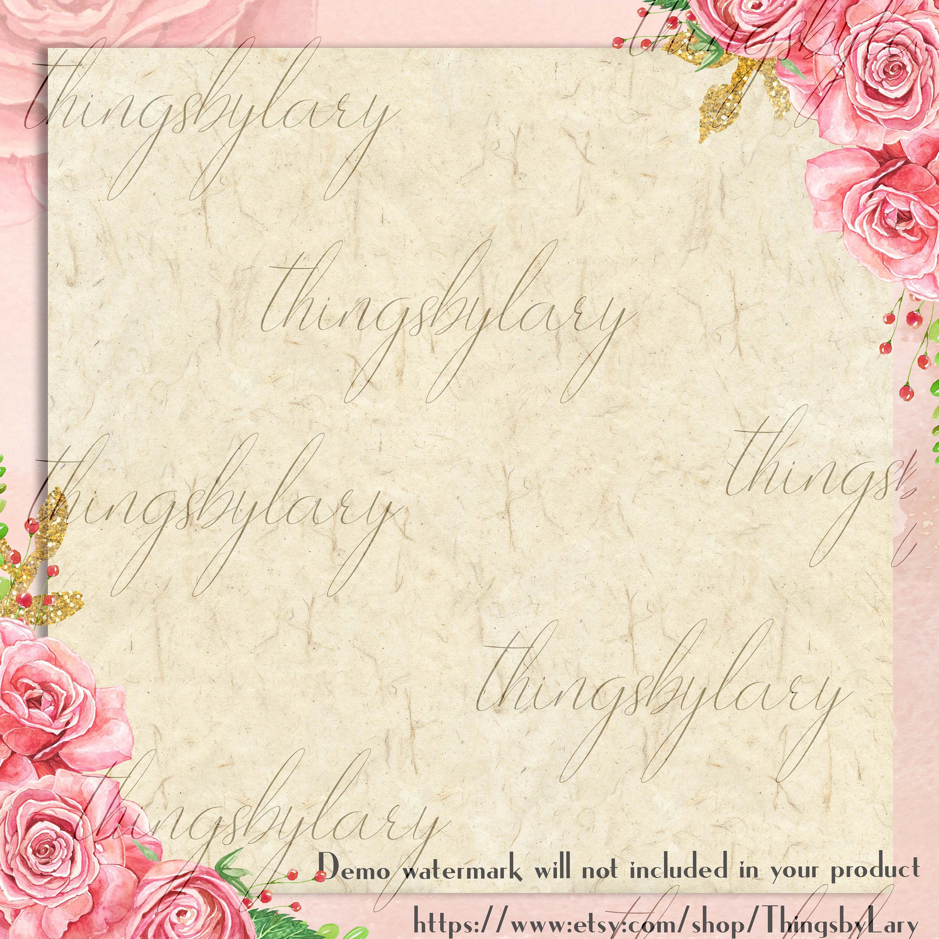 18 Craft Papers, Digital Paper, Digital Craft Texture, Instant Download ...