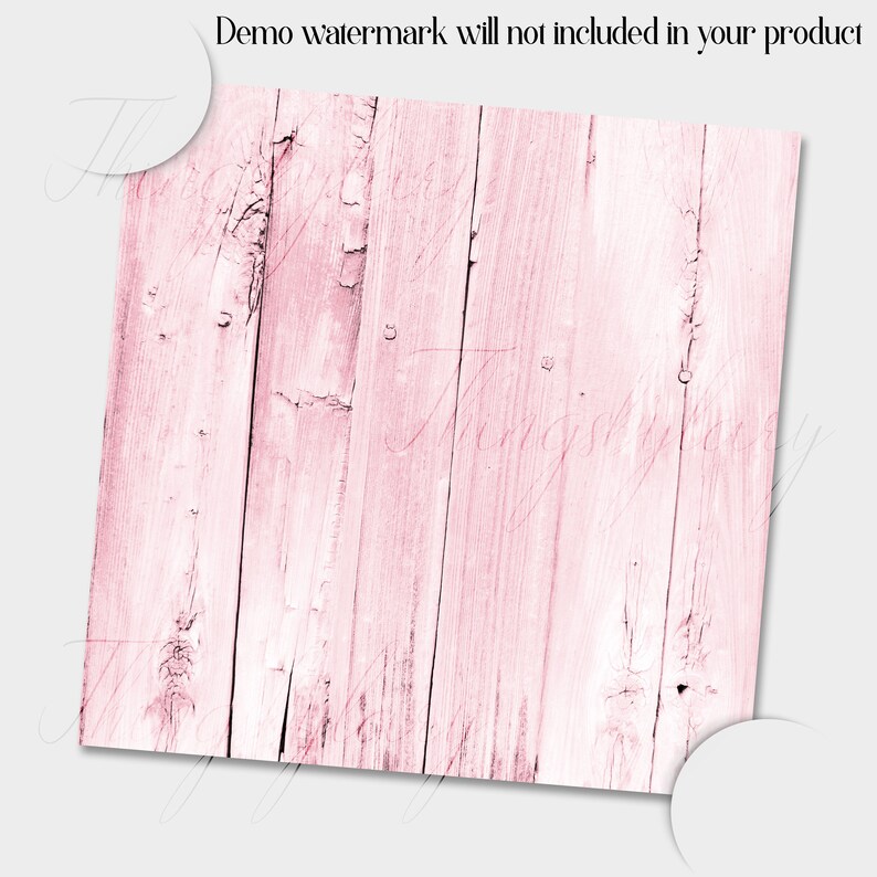 16 Rose Quartz Wood Paper Shabby Chic Autumn Wedding Rustic | Etsy