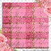 16 Luxury Gold and Pink Glitter Plaid Tartan Digital Paper Pack 12inch ...