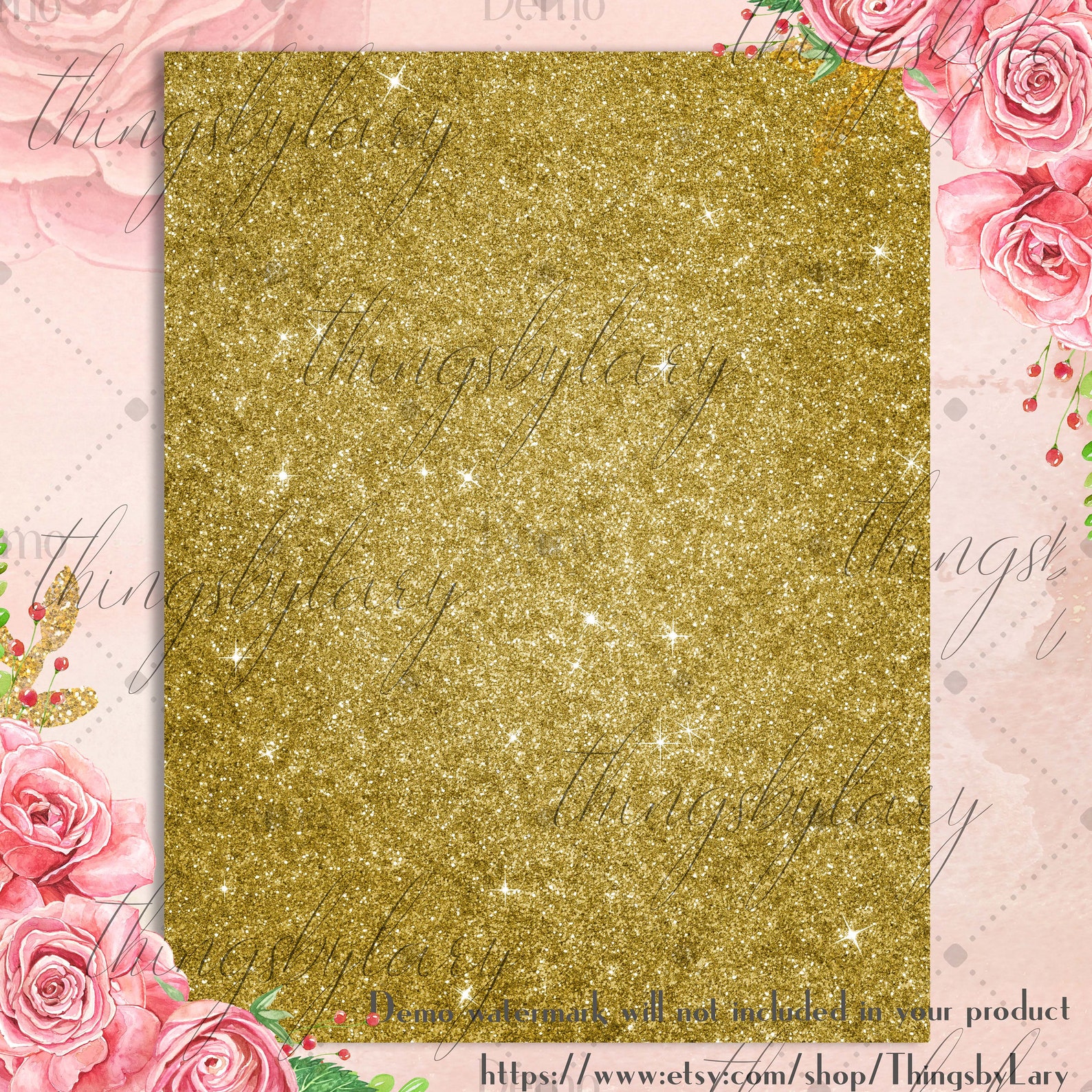 42 Gold Glitter Papers 8.5 X 11 Inch, 300 Dpi Planner Paper Commercial ...