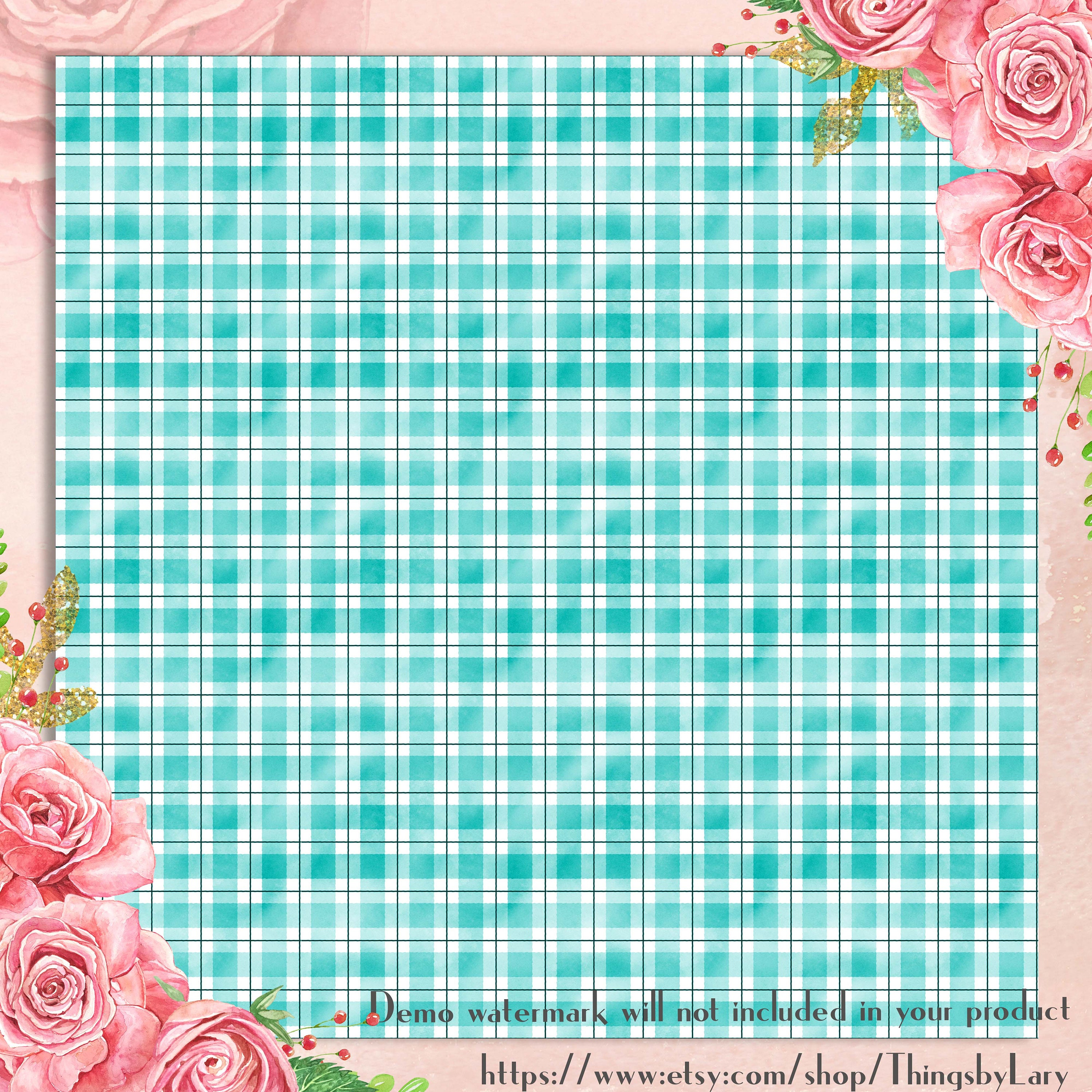 100 Seamless Watercolor Lumberjack Plaid Papers 12 Inch 300 Dpi ...